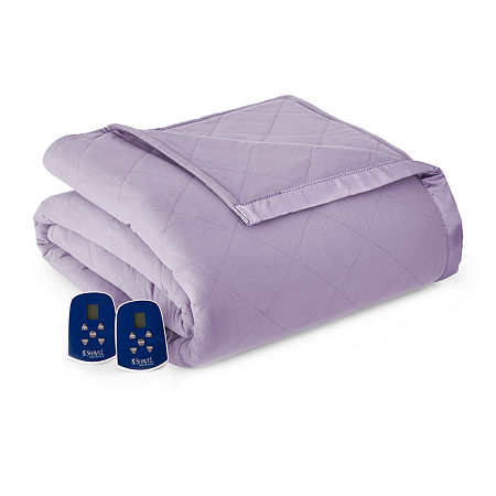 Shavel Micro Flannel 7 Layers of Warmth Electric Blanket  King - Amethyst