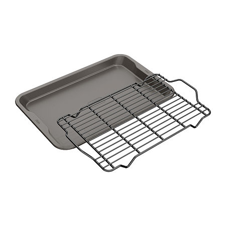 Ninja Foodi NeverStick Premium 2-Piece Baking Sheet Rack Set - Gray