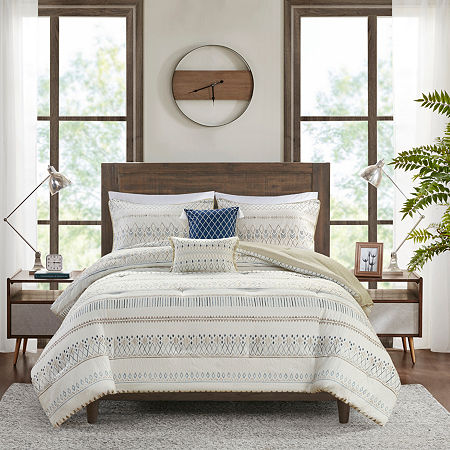 Click here for Madison Park Fraser Seersucker 5-Pc. Comforter Set... prices