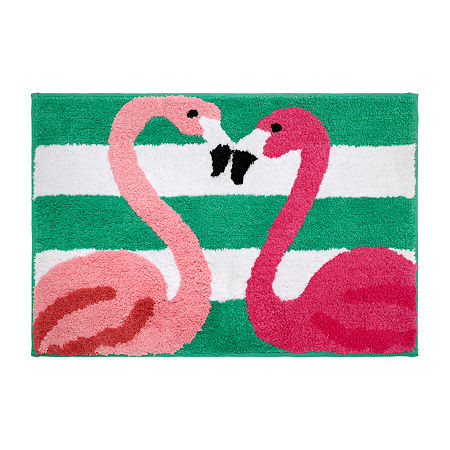 Click here for Avanti Flamingo Paradise Bath Rug  One Size  Pink prices