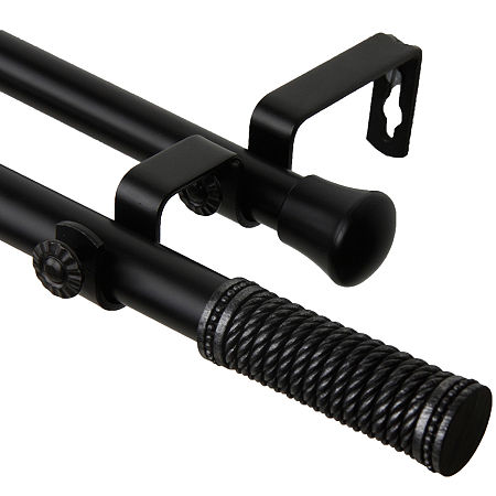 Click here for Rod Desyne Threaded 13/16 Adjustable Double Curtai... prices