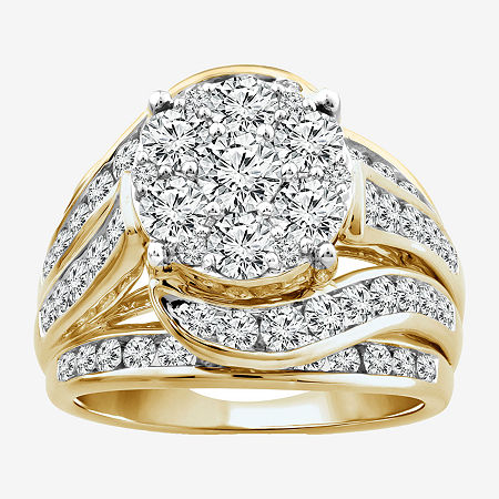 Click here for Round 3 CT.T.W. Natural Diamond Side Stone Engagem... prices