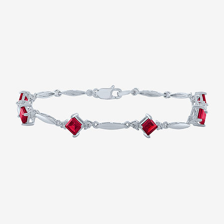 Click here for Womens Lab Created Red Ruby Sterling Silver Tennis... prices