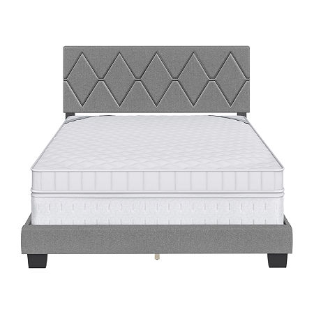 Click here for Danica Wooden Platform Bed  One Size  Gray prices
