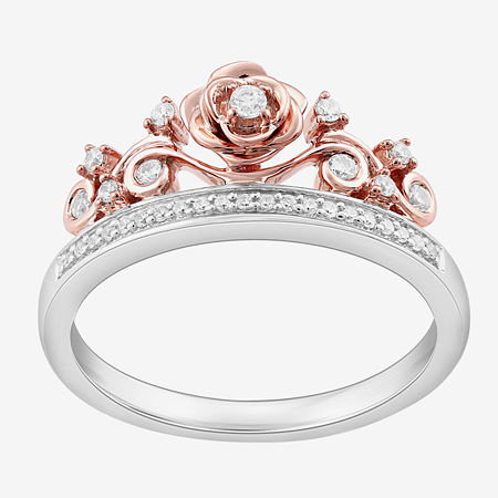 Click here for Enchanted Disney Fine Jewelry Womens 1/6 CT. T.W.... prices