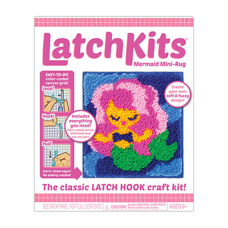 Click here for Latchkits Mermaid Mini-Rug Craft Kit  One Size  Mu... prices