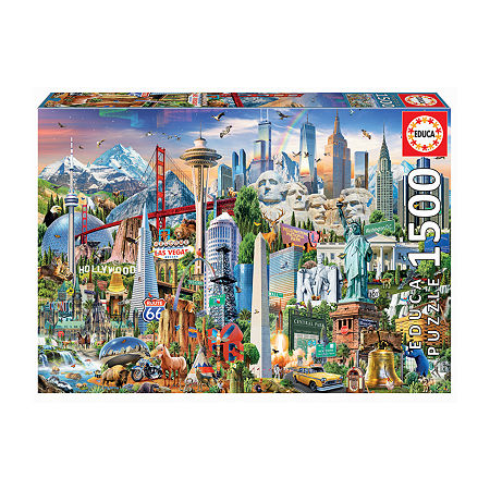 Click here for Educa North America Landmarks: 1500 Pcs Puzzle  On... prices