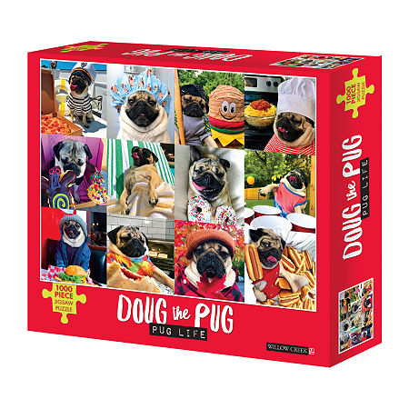 Willow Creek Press Doug The Pug - Pug Life- 1000 Pieces