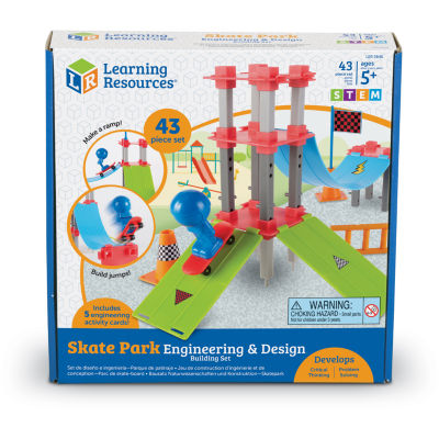 Learning Resources Skate Park Engineering N Design Building Set ...
