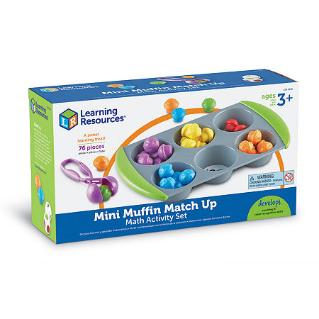 Learning Resources Mini Muffin Match Up Math Activity Set - Multi