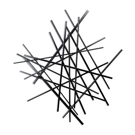 Click here for Cheungs Avalon Black Abstract Metal Wall Art  One... prices