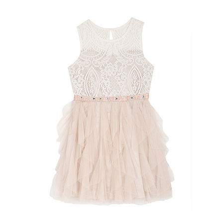 Click here for Rare Editions Big Kid Girls Sleeveless A-Line Dres... prices