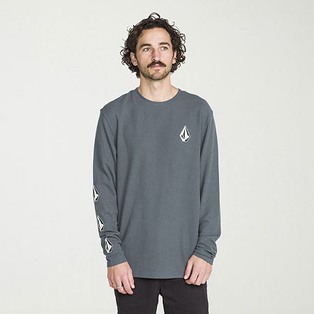 Click here for VOLCOM Mens Crew Neck Long Sleeve Regular Fit Ther... prices