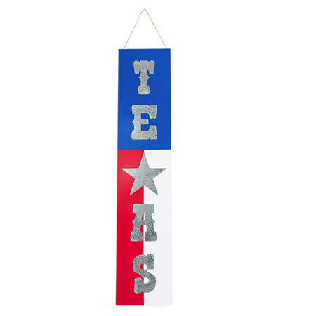 Click here for Layerings Texas Porch Sign  One Size  Blue prices