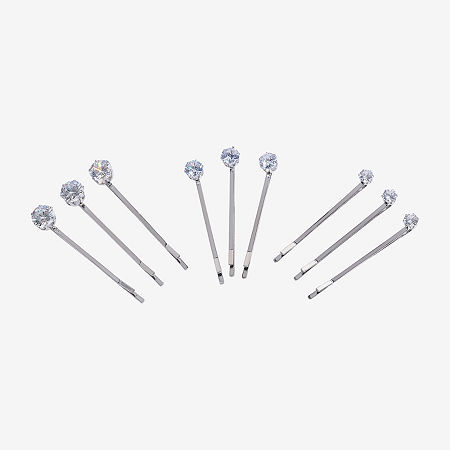 Click here for Bijoux Bar 9-pc. Bobby Pin  One Size  Silver prices