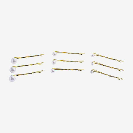Click here for Bijoux Bar 9-pc. Bobby Pin  One Size  Yellow prices