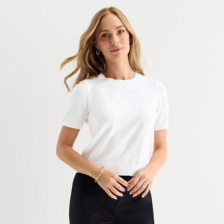 Click here for Liz Claiborne Tall Womens Short Sleeve Pullover Sw... prices