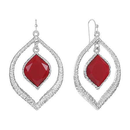 Click here for Mixit Orbital Womens Red Drop Earrings  One Size... prices