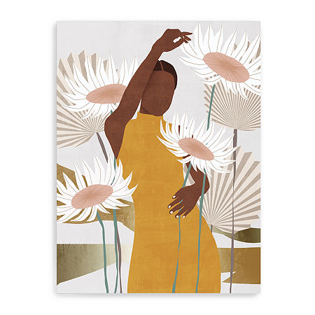 Click here for 18X24 Sun Kissed Woman Canvas Wall Art  One Size... prices