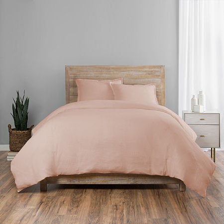 Click here for Vue Lark Solid 3pc Cotton Duvet Set  One Size  Pin... prices