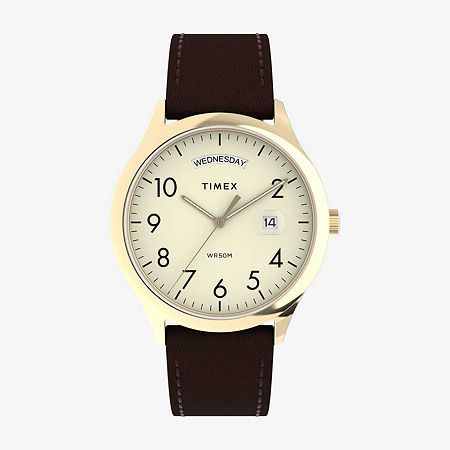 Click here for Mens Timex(R) Modern Easy Reader(R) Leather Strap... prices