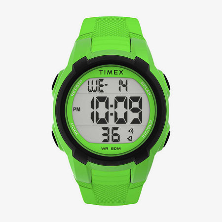 Click here for Timex Sport Mens Chronograph Green Strap Watch Tw5... prices
