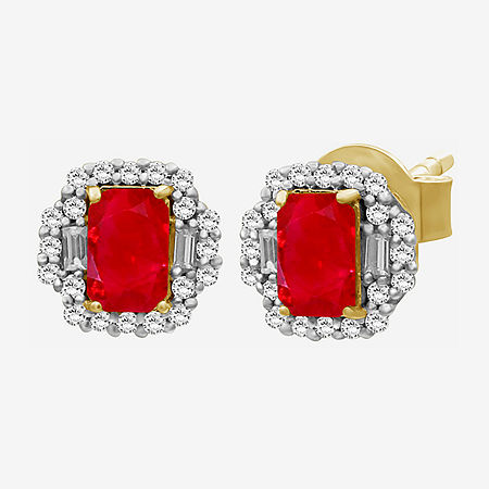 Click here for Gemstone & 3/8 CT. T.W. Natural Diamond 10K Gold 7... prices