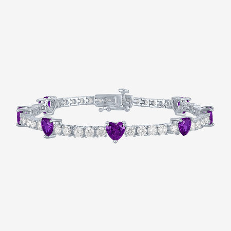 Click here for Womens Genuine Purple Amethyst Pure Silver Over Br... prices