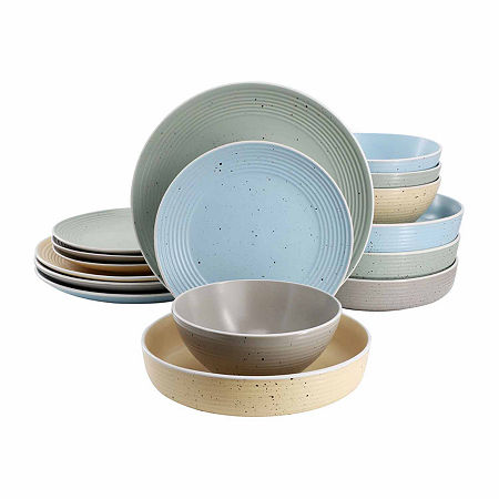 Click here for Elama Emilia 16-pc. Stoneware Dinnerware Set  One... prices