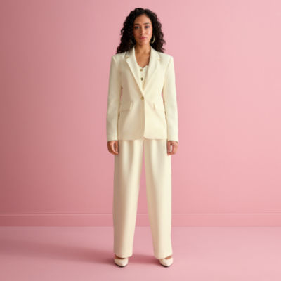 Bold Elements x Ally Brooke Womens Blazer, Color: Sugar Swizzle - JCPenney