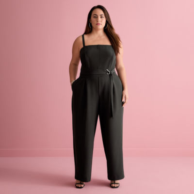 Bold Elements x Ally Brooke Sleeveless Womens-Plus Jumpsuit, Color ...