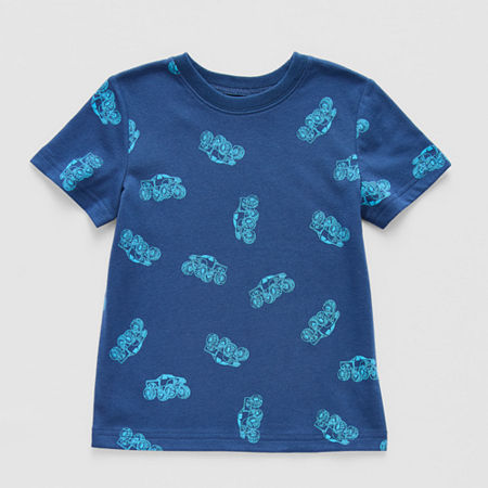 Click here for Okie Dokie Toddler & Little Boys Crew Neck Short S... prices