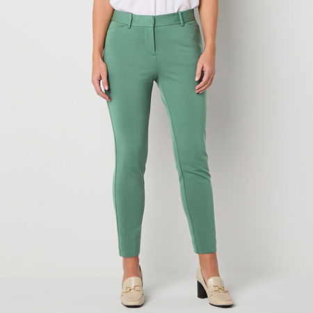 Click here for Liz Claiborne Emma Ponte Womens Ankle Pant  8  Whi... prices