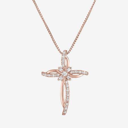 Click here for Womens 1/10 CT. T.W. Natural White Diamond 14K Ros... prices