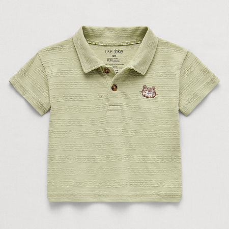 Click here for Okie Dokie Baby Boys Short Sleeve Regular Fit Polo... prices
