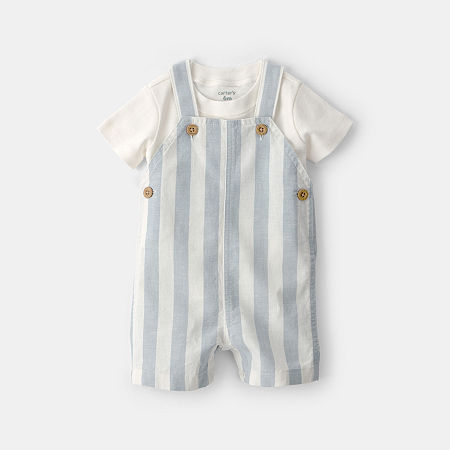 Click here for Carters Baby Boys 2-pc. Shortall Set  6 Months  Bl... prices