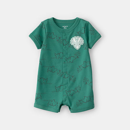 Click here for Carters Baby Boys Dinosaur Print Short-Sleeve Romp... prices