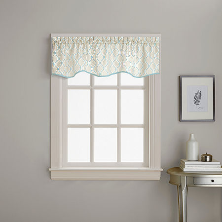 Click here for CHF Morocco Rod Pocket Valance  One Size  Blue prices
