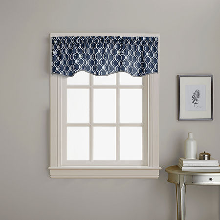 Click here for CHF Morocco Rod Pocket Valance  One Size  Blue prices