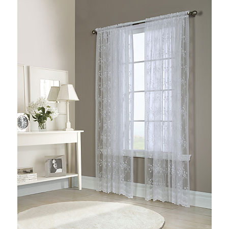 Click here for Habitat Mona Lisa Rod Pocket Sheer Single Curtain... prices