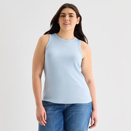 Click here for a.n.a Womens Plus High Neck Sleeveless Tank Top  1... prices