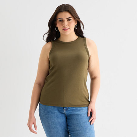 Click here for a.n.a Womens Plus High Neck Sleeveless Tank Top  2... prices