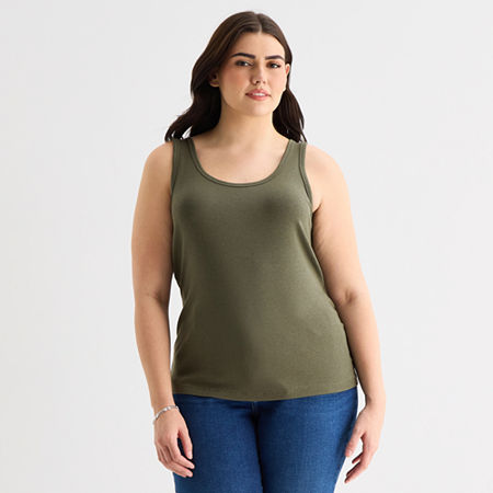 Click here for a.n.a Womens Plus U Neck Sleeveless Tank Top  1x... prices