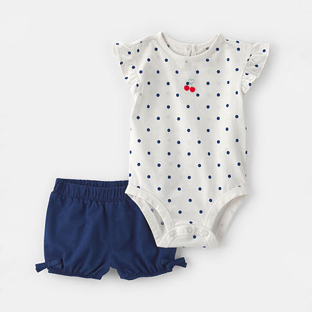 Click here for Carters Baby Girls Cherry Polka Dots Short-Sleeve... prices