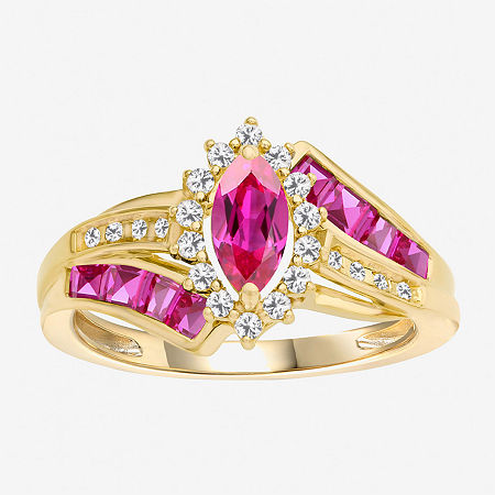 Click here for Lab-Created Gemstone 14K Gold Over Silver Cocktail... prices