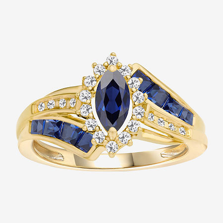 Click here for Lab-Created Gemstone 14K Gold Over Silver Cocktail... prices