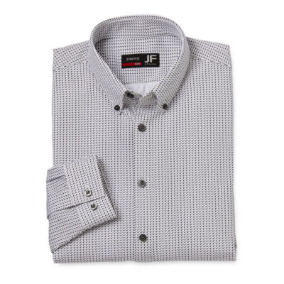 J. Ferrar Slim 360 Knit Mens Slim Fit Long Sleeve Dress Shirt, Color ...