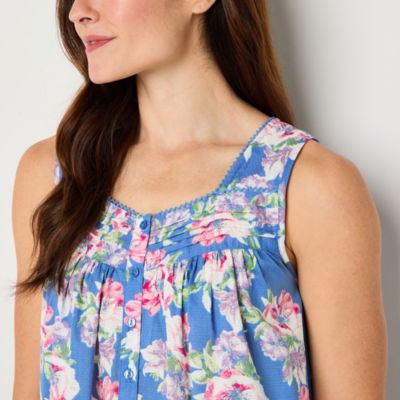 Adonna Womens Scoop Neck Sleeveless Nightgown - JCPenney