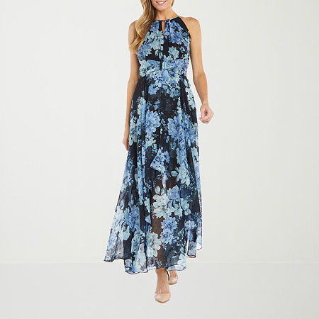 Click here for R & M Richards Womens Sleeveless Floral Evening Go... prices
