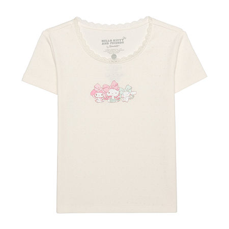 Click here for Little & Big Kid Girls Crew Neck Short Sleeve Regu... prices